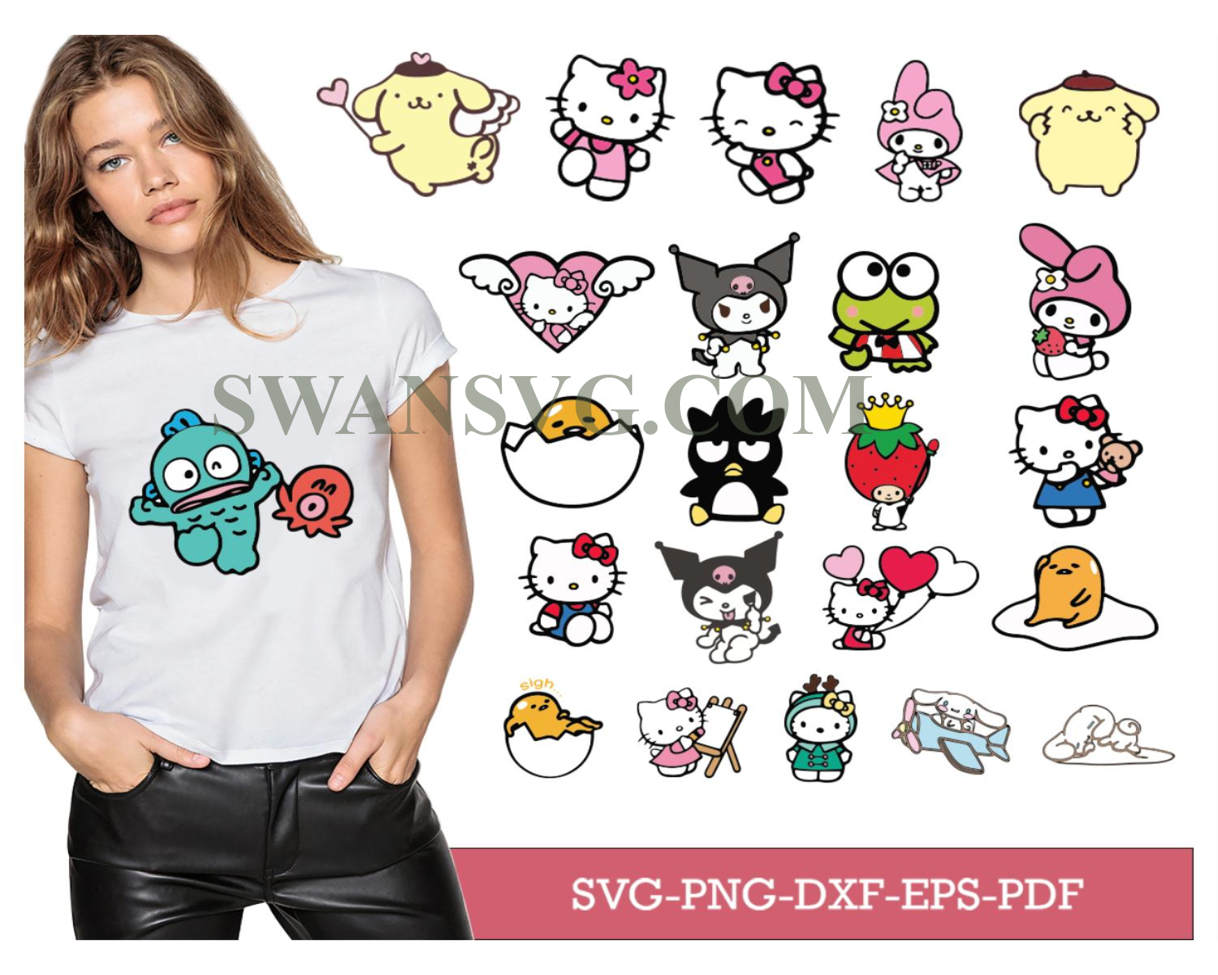 Hello Kitty Bundle Svg, Bundle Logo Svg, Hello Kitty Svg, Brand Logo ...