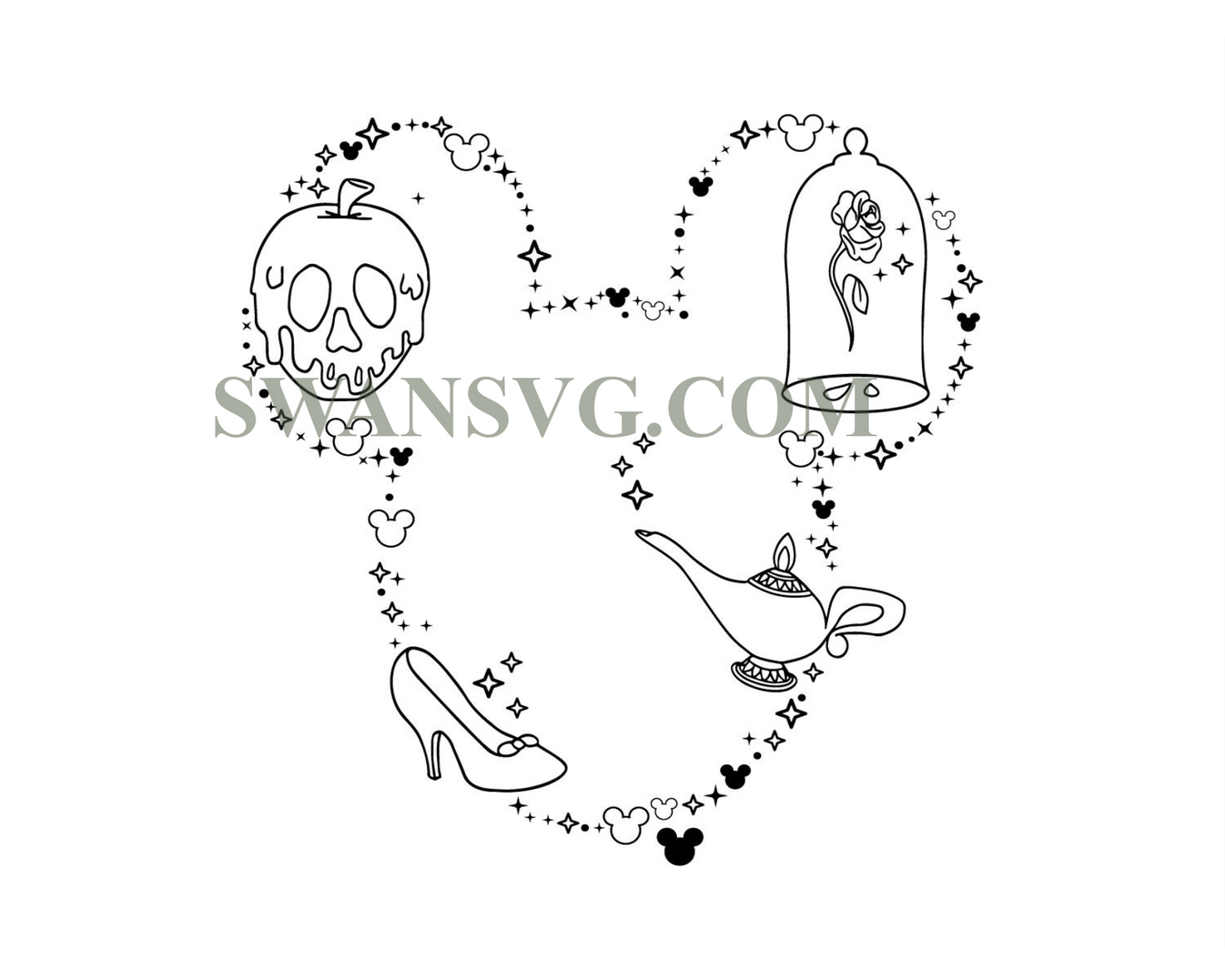 Disney ears SVG, Mickey ears Disneyland – SwanSvg