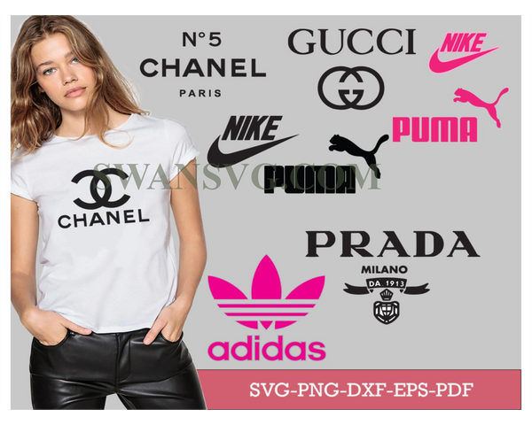 Logo Brand Bundle, Brand logo svg, Fashion brand svg, fashion svg – SwanSvg