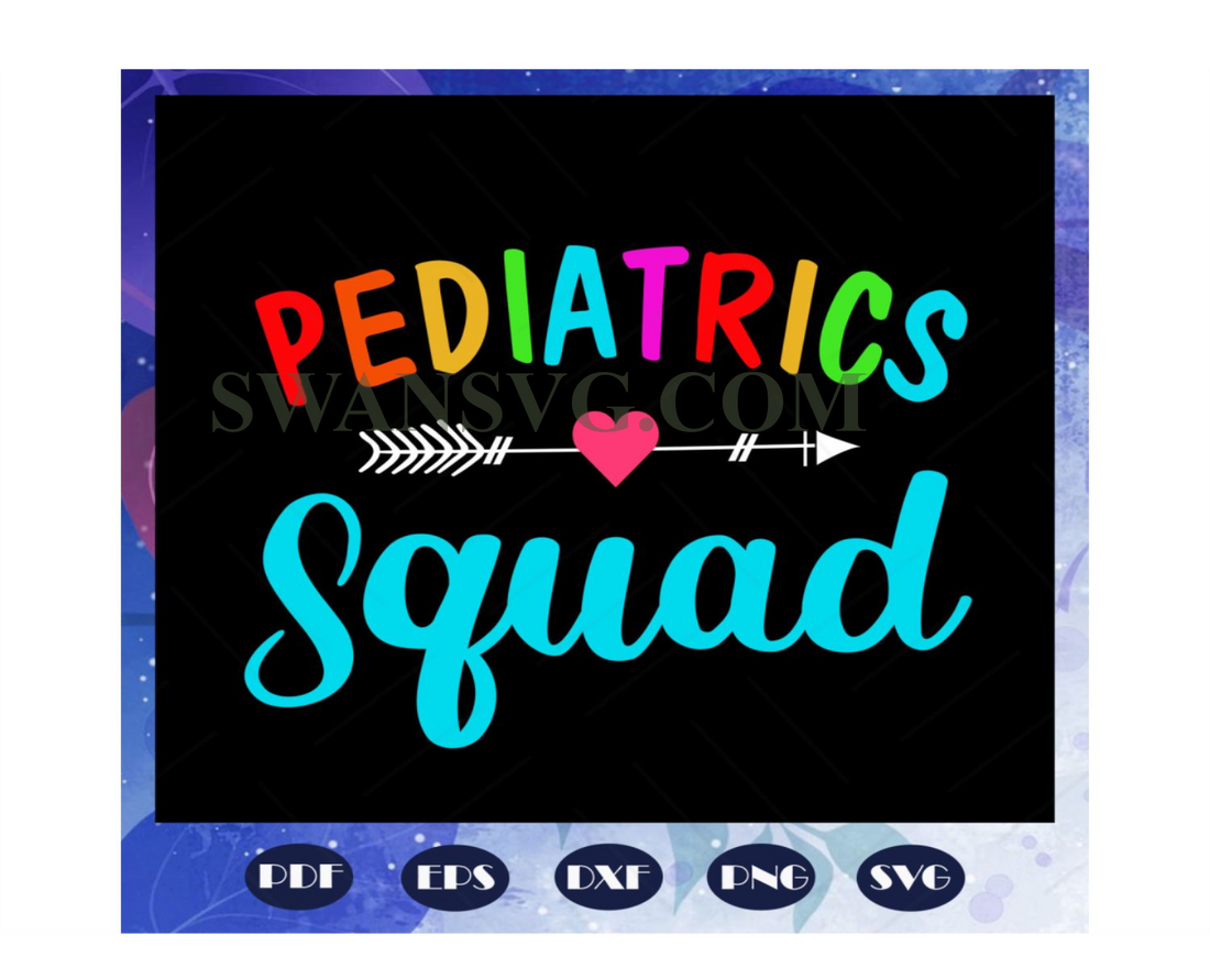 Pediatrics squad, pediatric icu, pediatric doctor, gift for nurse – SwanSvg