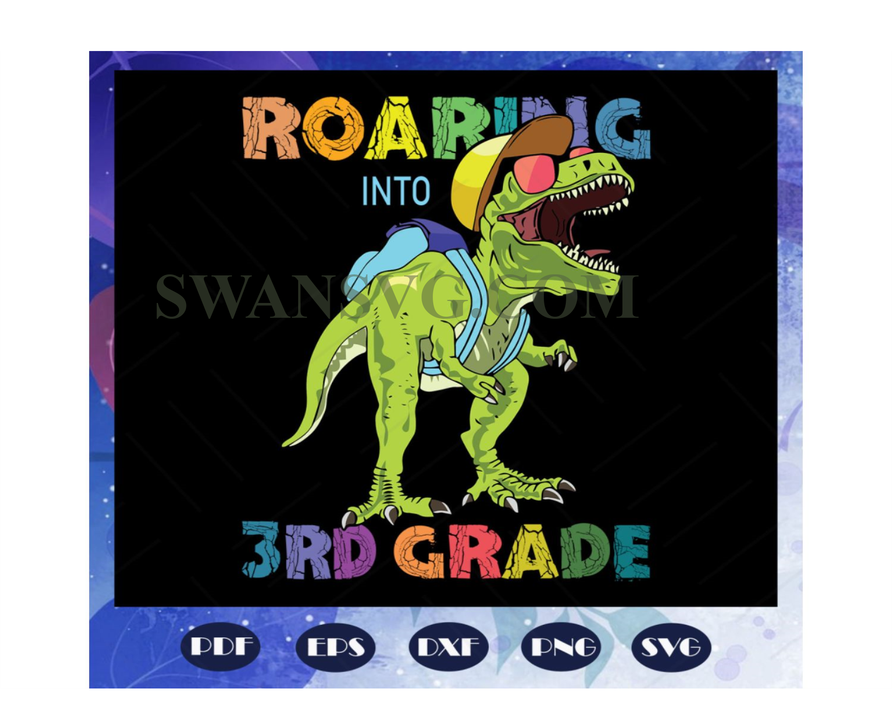 Roaring into 3rd grade svg, come to 3rd grade svg, 3rd grade svg – SwanSvg